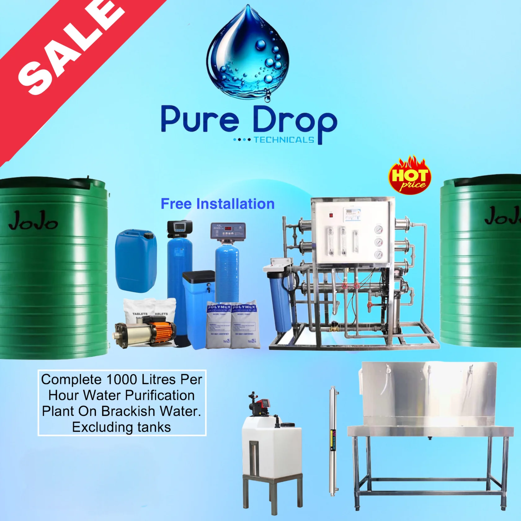 Pure Drop Technicals - Water Shop Installations & Purification Systems